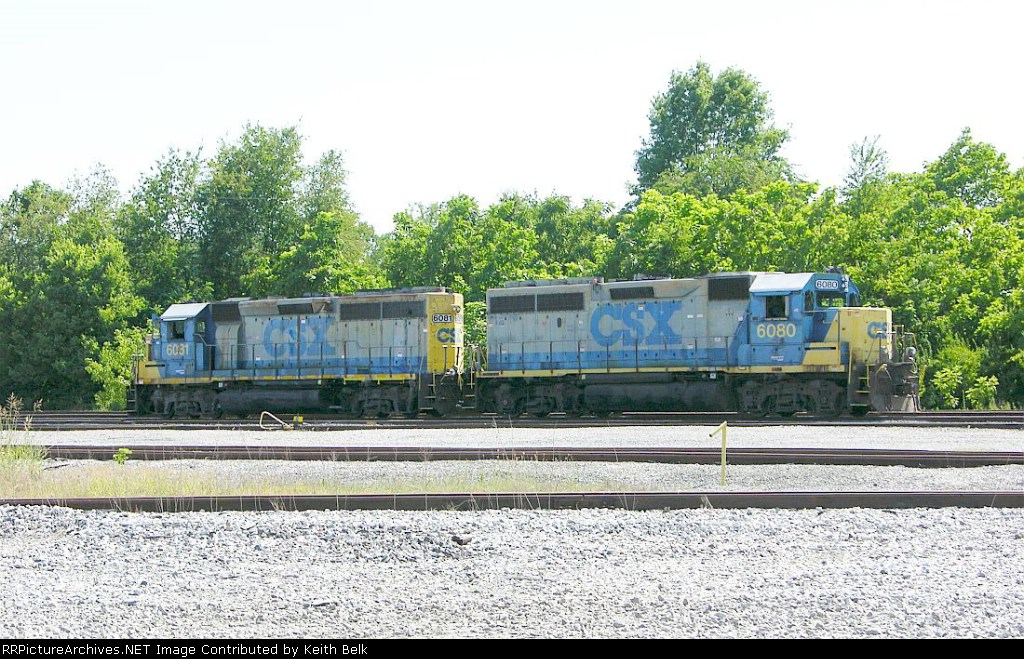 CSX 6080 and 6031